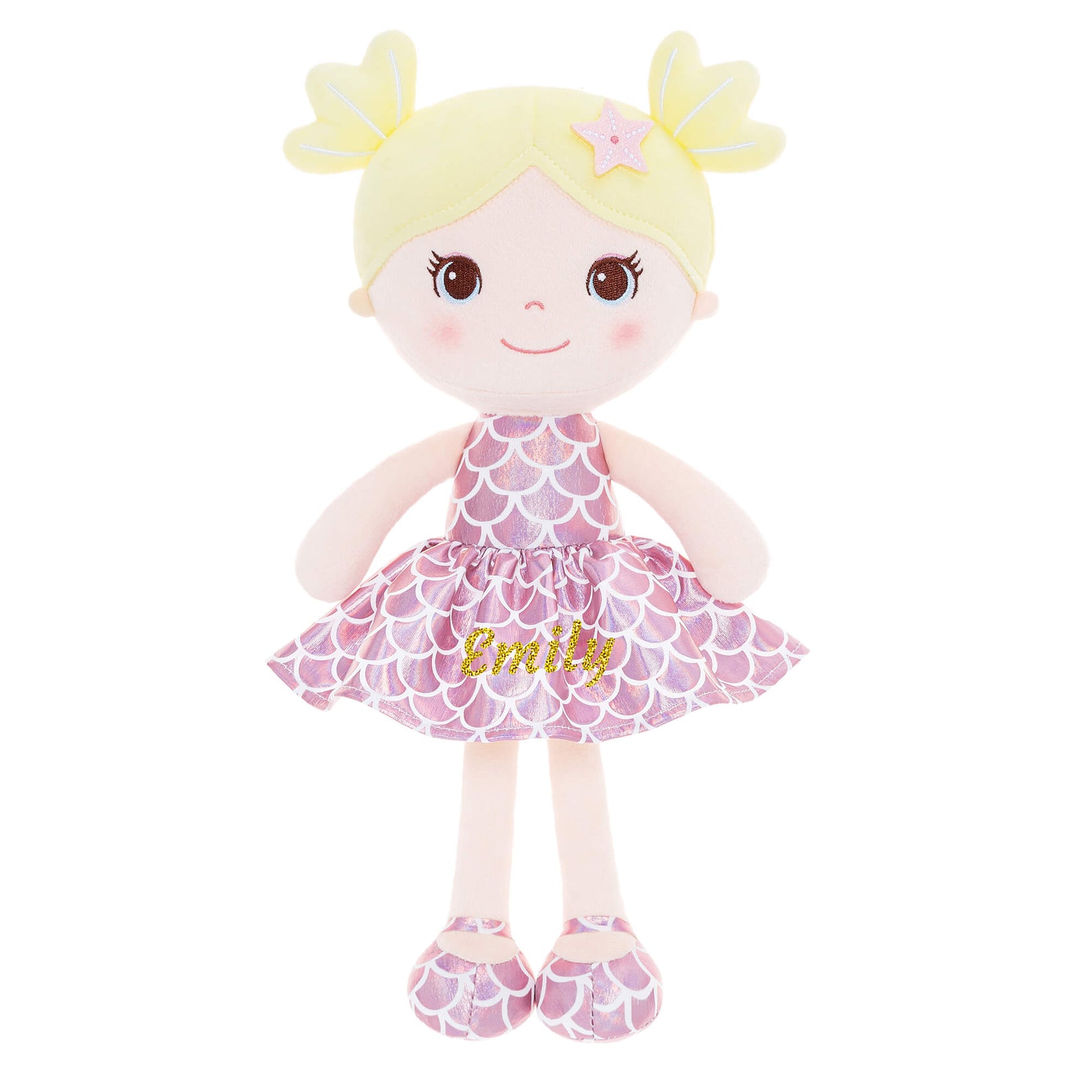 Lazadagifts 12-inch Personalized Plush Dolls Fashion Girls Mermaid Pri ...